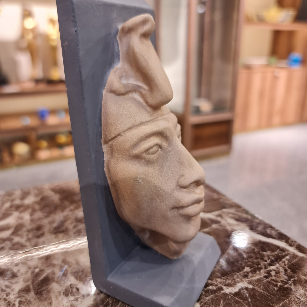 King Akhenaten's Face Sculpture, Ancient Egyptian – Wanna Stuff