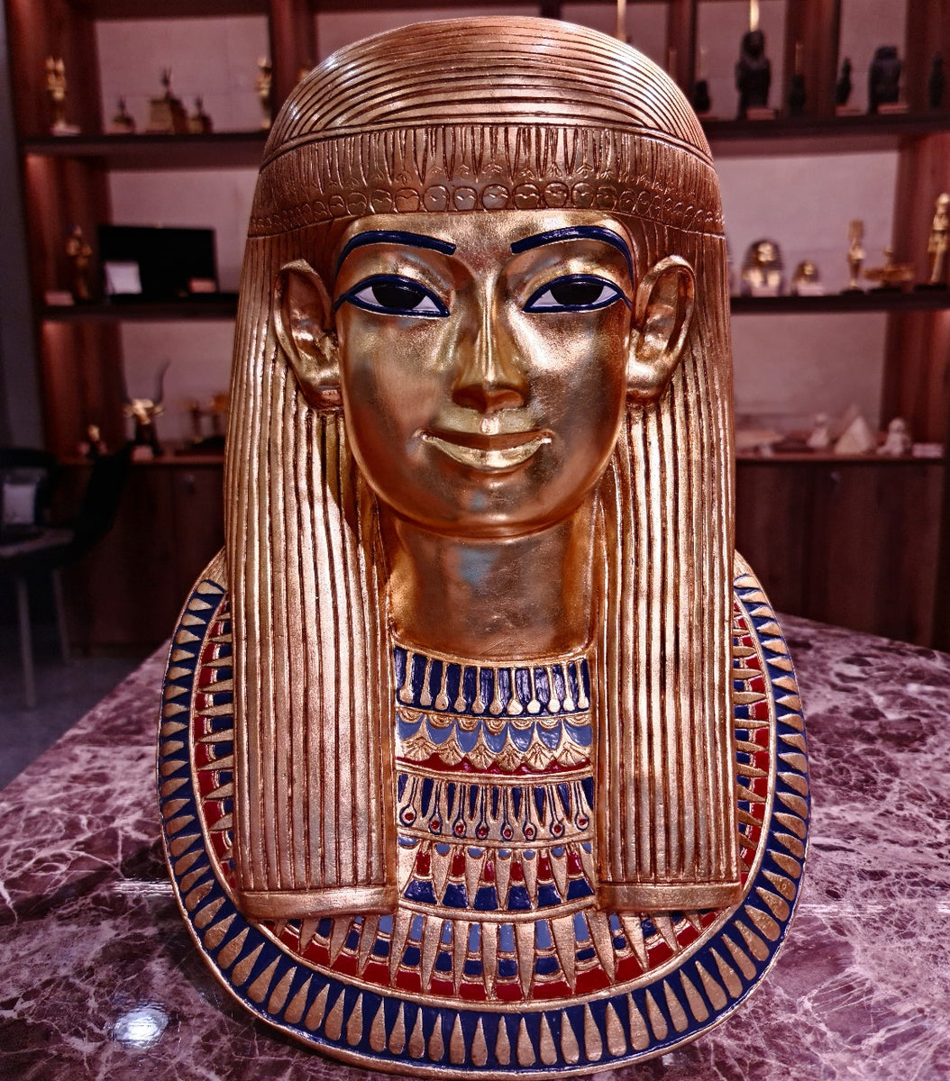 Authentic Funerary Mask of Princess Thuya – Ancient Egyptian Artifact ...