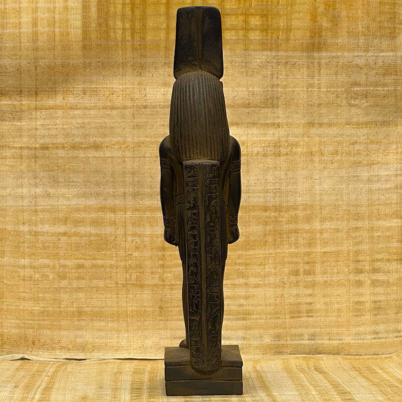 RARE ANCIENT EGYPTIAN STATUE of GOD MONTU - Lord of Medamud – Wanna Stuff