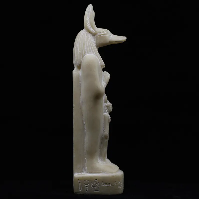 Hand-Carved Statue of Anubis - Egyptian Jackal God of the Afterlife ...